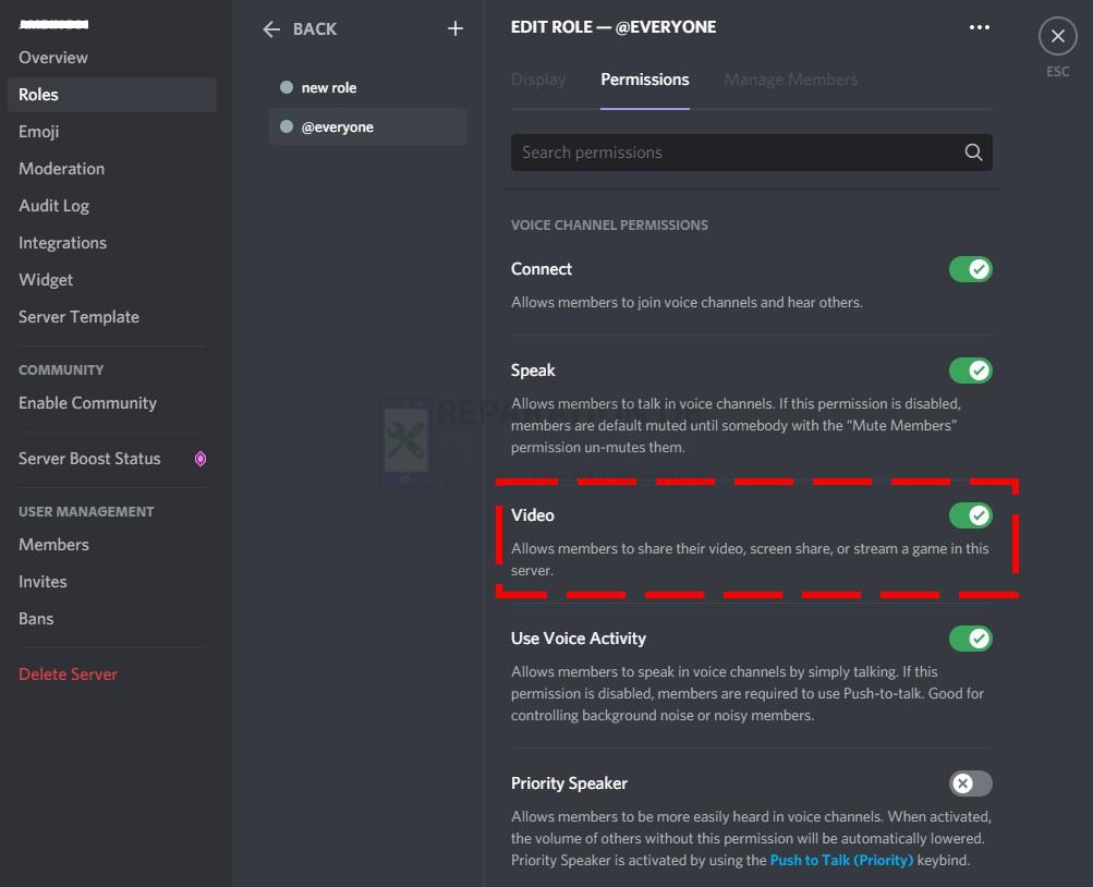 Comment configurer les permissions dans Discord pour être en ligne en ...